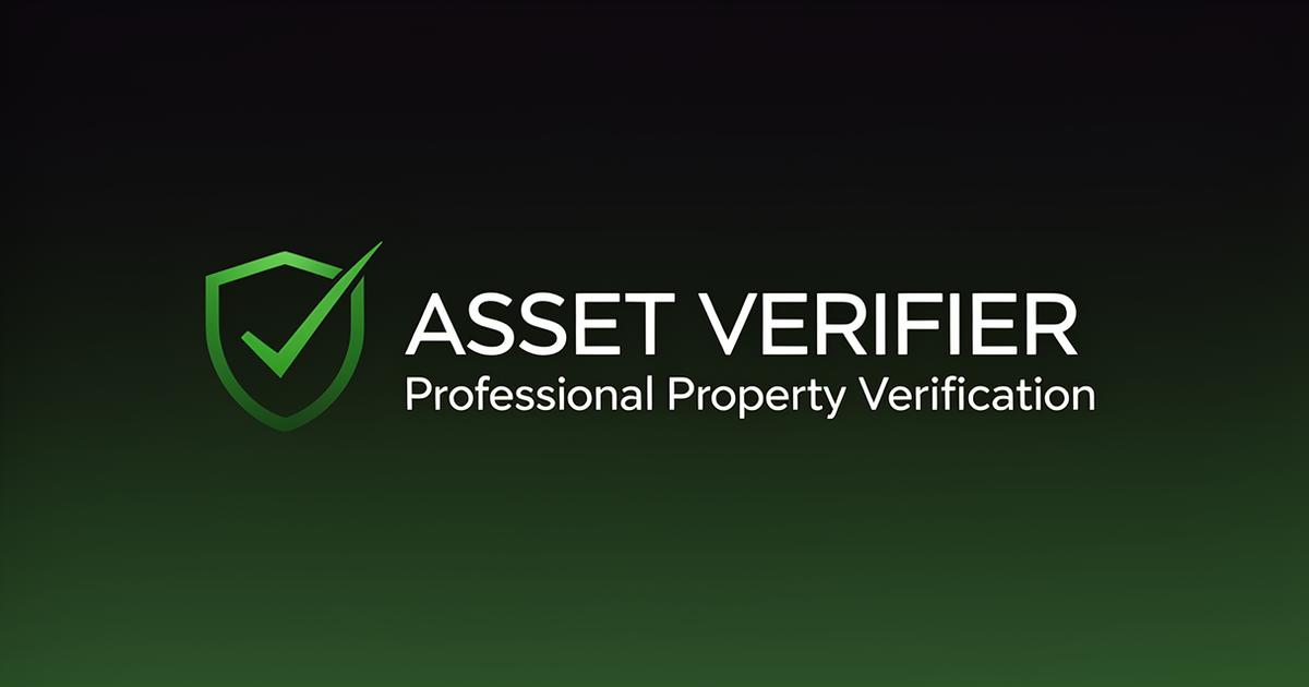Asset Verifier - Professional Property Verification Services | Nigeria